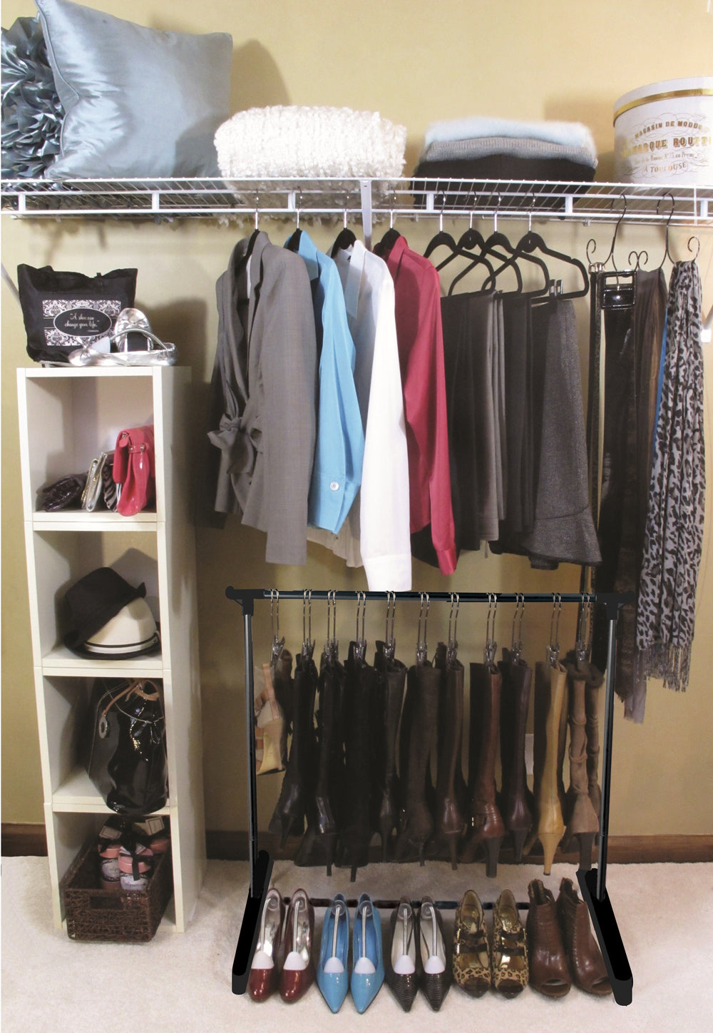 The Boot Rack™ (Rack + 6 Boot Hangers) - Boottique