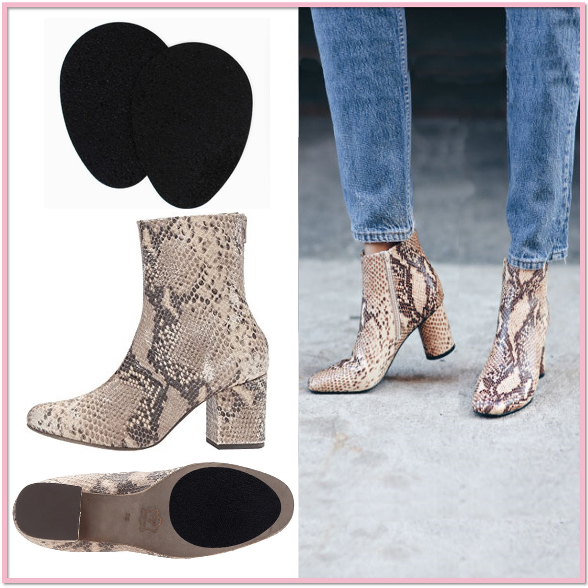 Sole Savers™ Anti-Slip Pads (3 Pair- One Size Fits Most) - Boottique